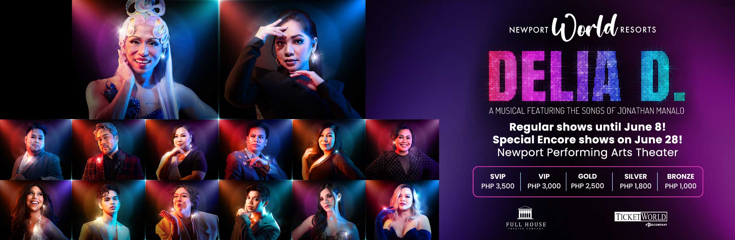 Delia D. tickets | Newport Performing Arts Theater | Ticketworld