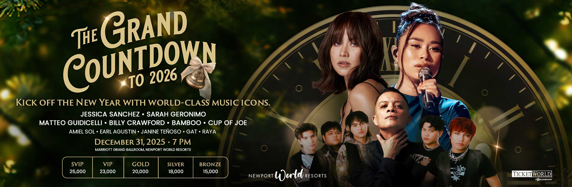 The Grand Countdown to 2026 tickets | Tours and Events | Ticketworld