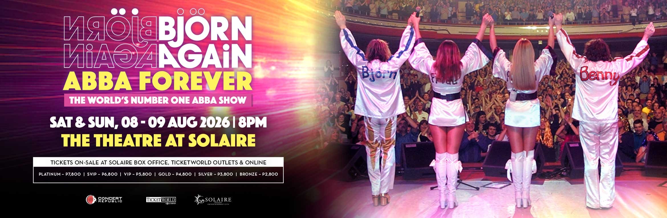 BJORN AGAIN tickets | Tours and Events | Ticketworld